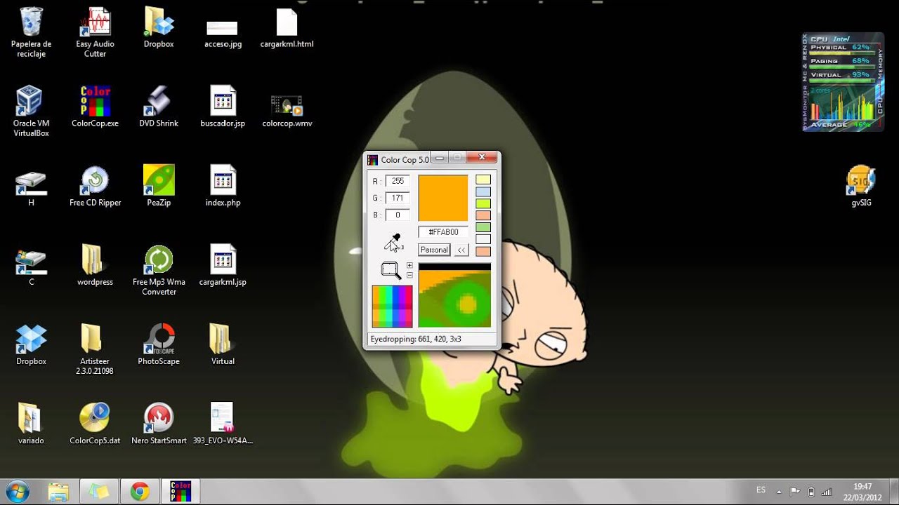 Colorcop, programa para saber el color - YouTube