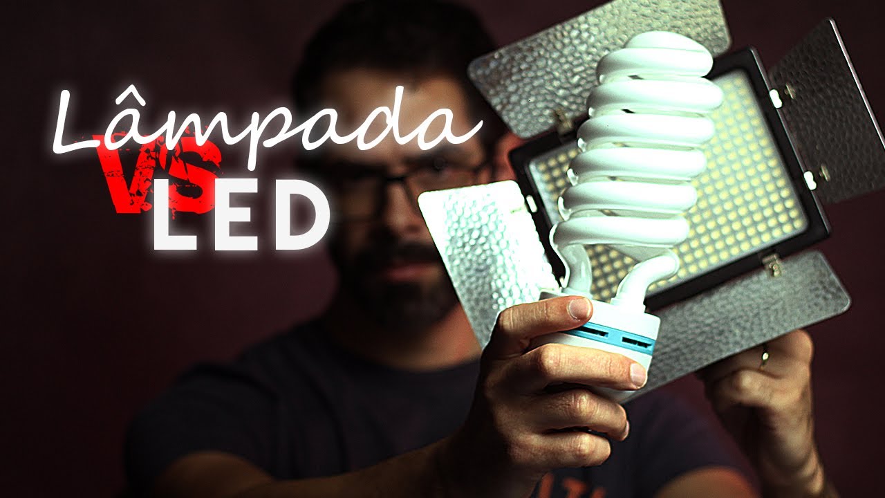 Lâmpada 135w vs LED YN300 I - COMPARAÇÃO - YouTube