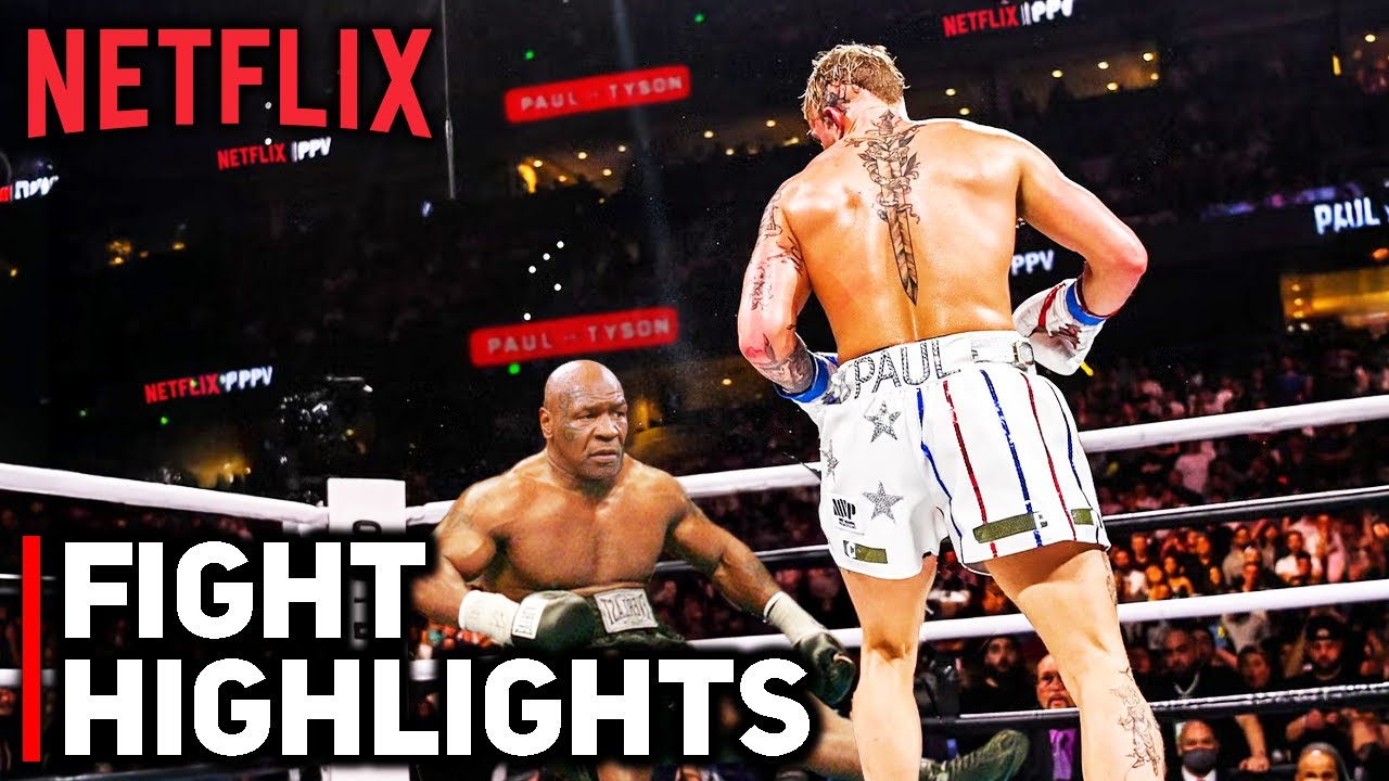 Jake Paul KNOCKS OUT Mike Tyson In Round 1? - Paul VS Tyson Full Fight ...