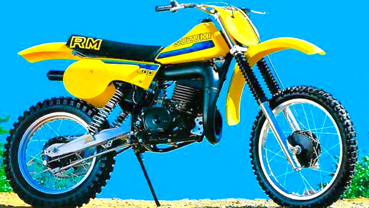 80’s motorcycle ads SUZUKI RM50/125/250/400 (magazines and brochures ...