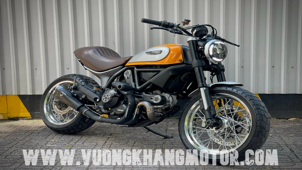 Ducati Scrambler 800 Classic ABS 2015 | VƯƠNG KHANG MOTOR - YouTube