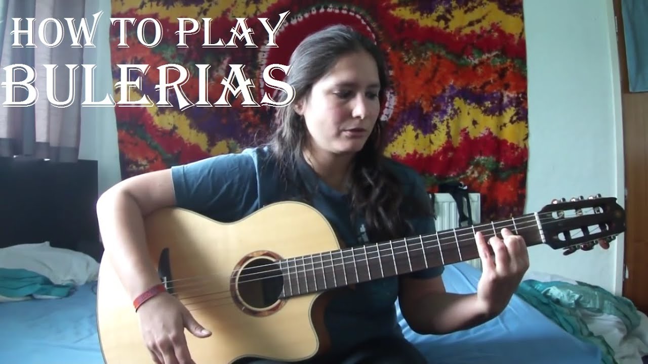 How to play Bulerias rhythm and the flamenco A major - YouTube