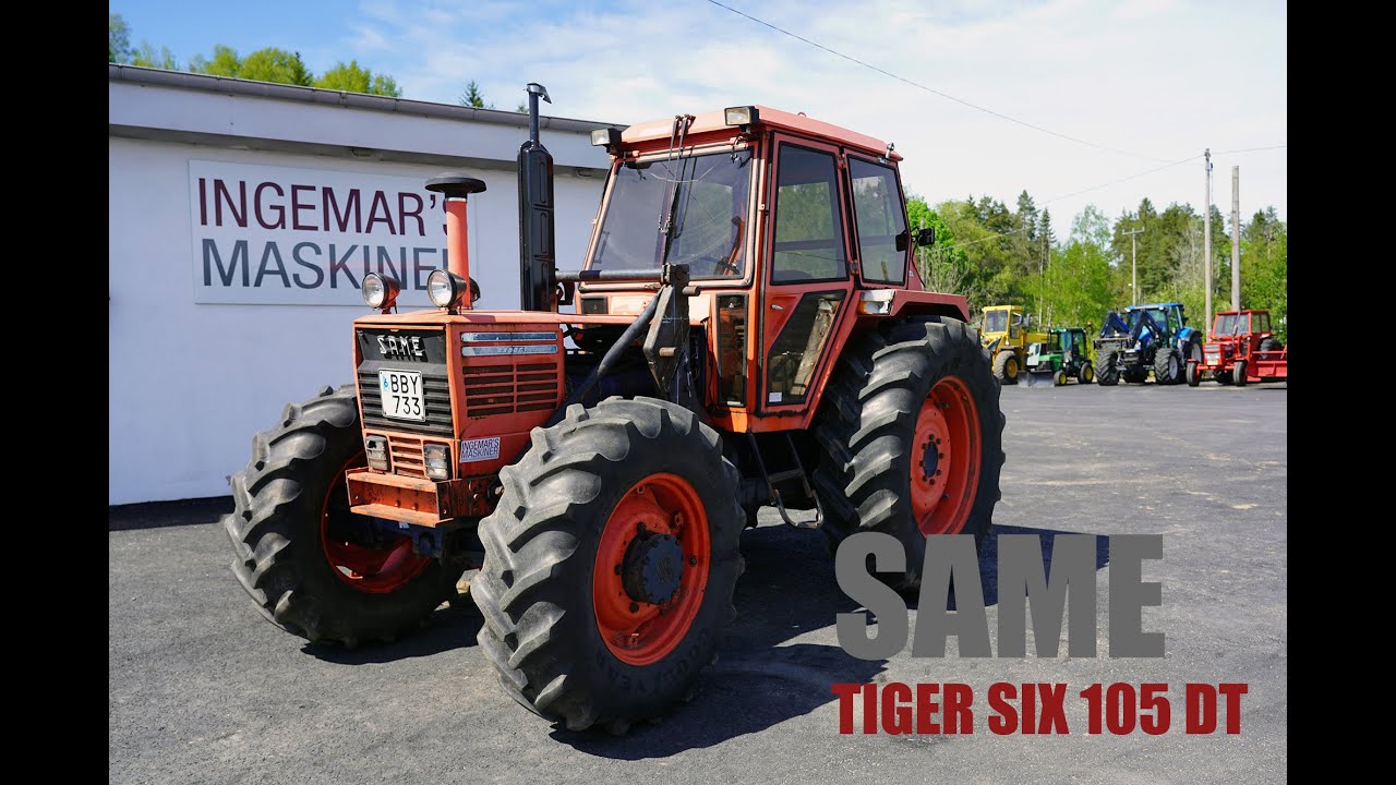 Same Tiger SIX 105 DT | Ingemars Maskiner - YouTube