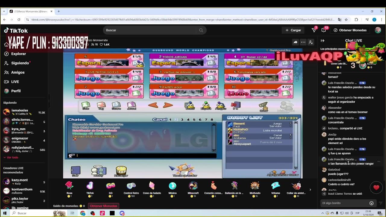 TORNEO 3V3 GUNBOUND PRO - MODO FEEL - YouTube