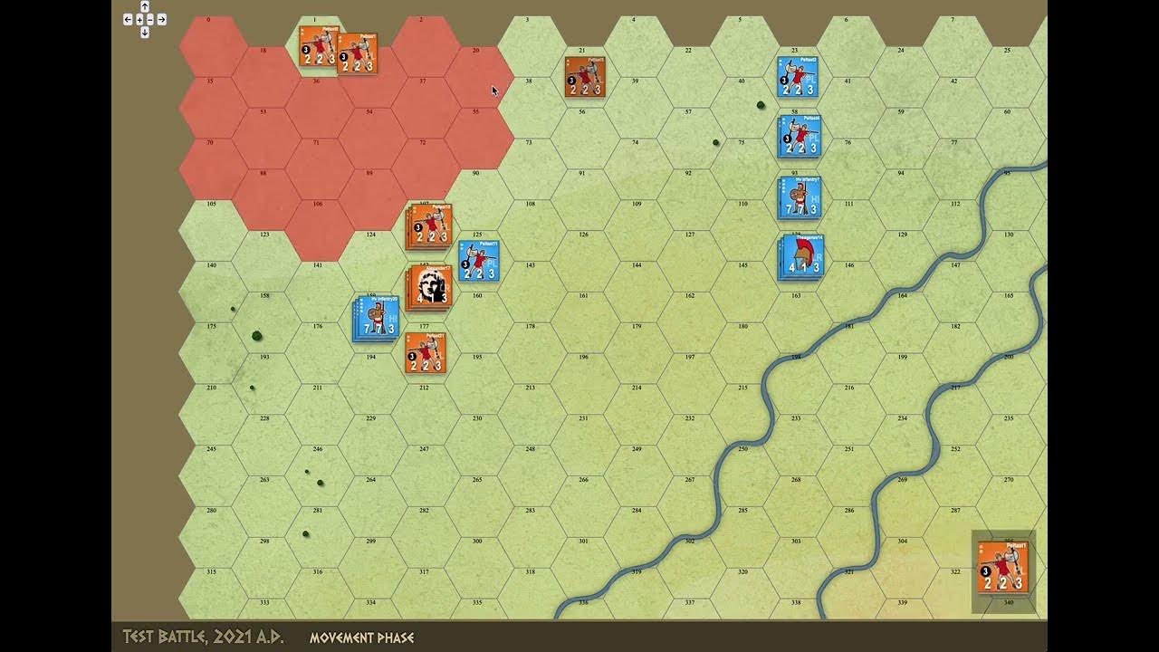 Progress Designing and Coding a Digital Hex-and-Counter Game - YouTube