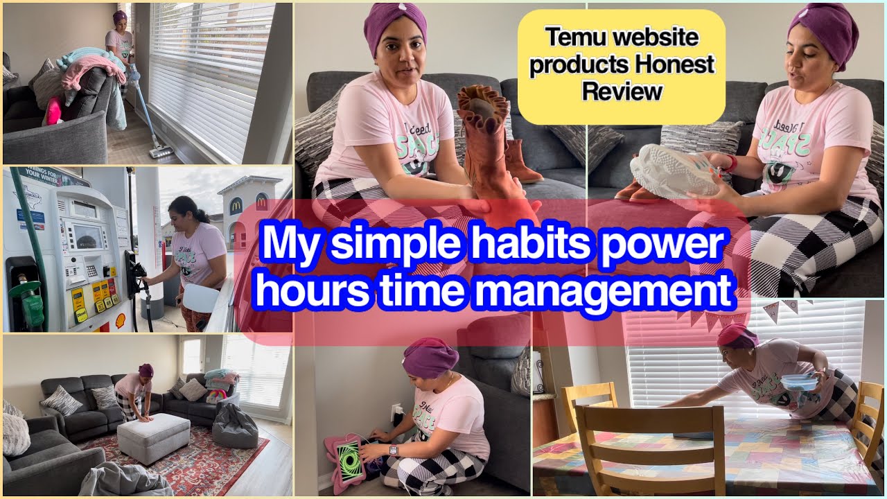 TEMU website products review simple habits time management life in ...