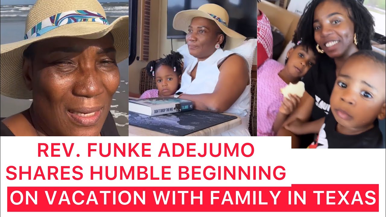 Rev Funke Adejumo| Enjoying Vacation With Family in Galveston Island ...