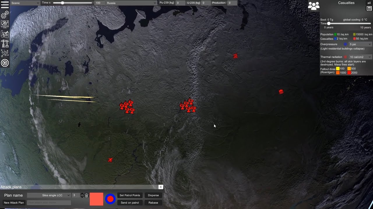 Nuclear War Simulator - Delivery Systems - YouTube