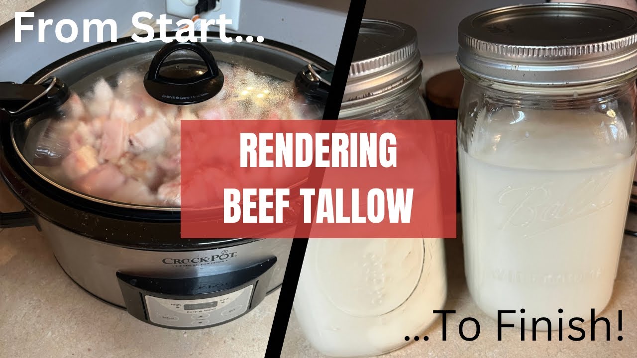 DIY: Rendering Your Own Beef Tallow From Start To Finish - YouTube