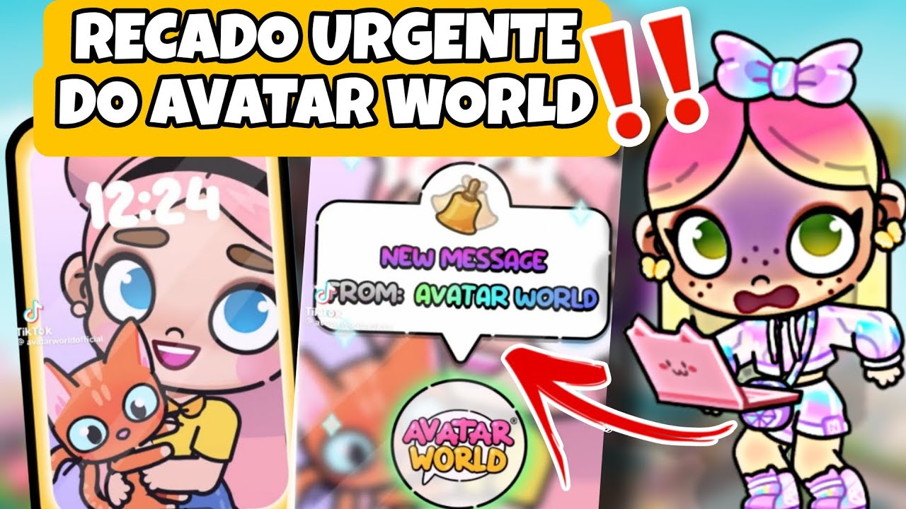AVATAR WORLD TEM UM RECADO PRA GENTE ! PAZU GAMES - YouTube