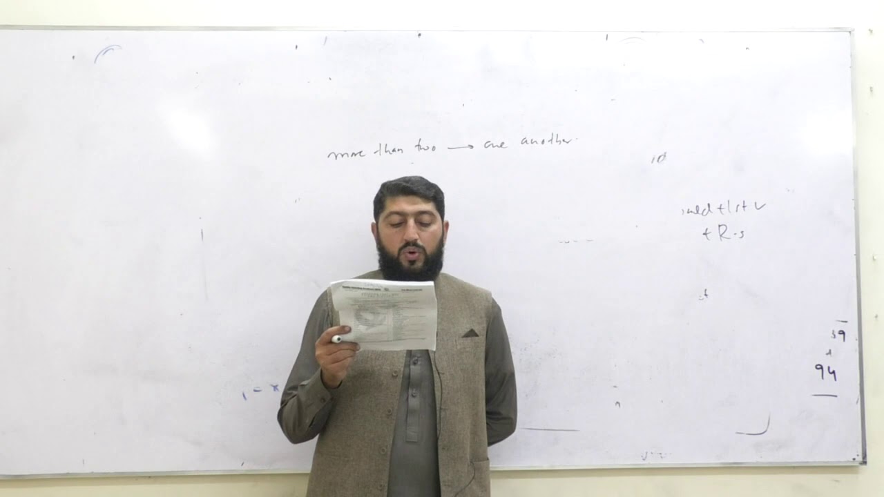 08 Nov 2020 | English Discussion | Sir Kamran Mohsin | Qca - YouTube