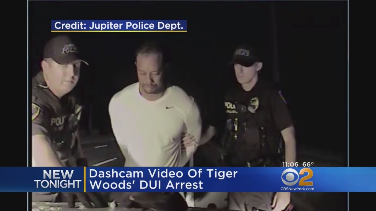 Police Release Dash Cam Video Of Tiger Woods' DUI Arrest - YouTube