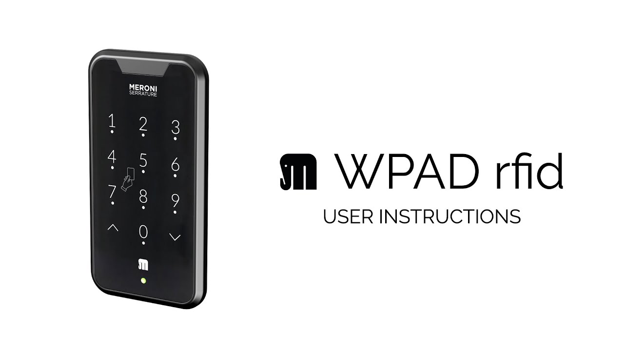 WPAD RFID | video instructions tutorial - YouTube