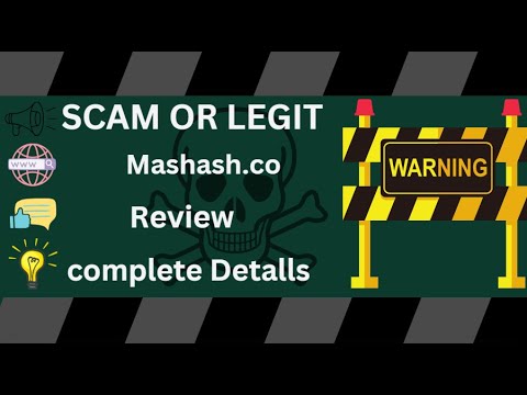 MasHash Review – Mashash.co Scam or Safe? Report Them Now - YouTube
