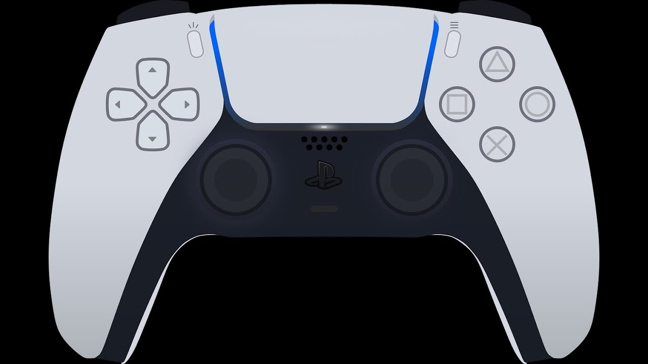 Ps5 controller drawing - YouTube