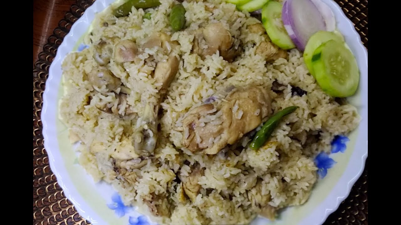 Dhakaiya Chicken Tehari recipe || Old town style Chicken Tehari recipe ...