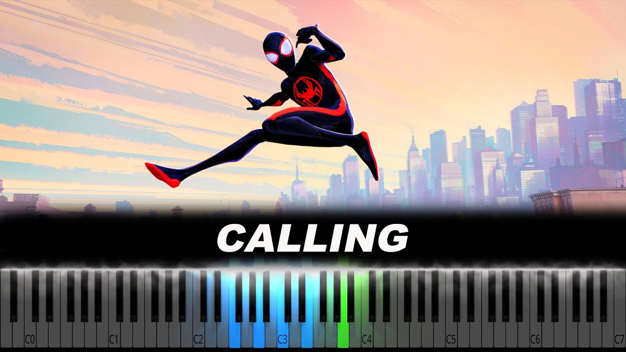 Spider-Man: Across the Spider-Verse - Calling Piano Tutorial - YouTube