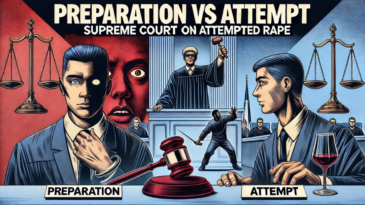 🔥 Preparation vs Attempt: Supreme Court’s Verdict on Attempted Rape ⚖️ ...