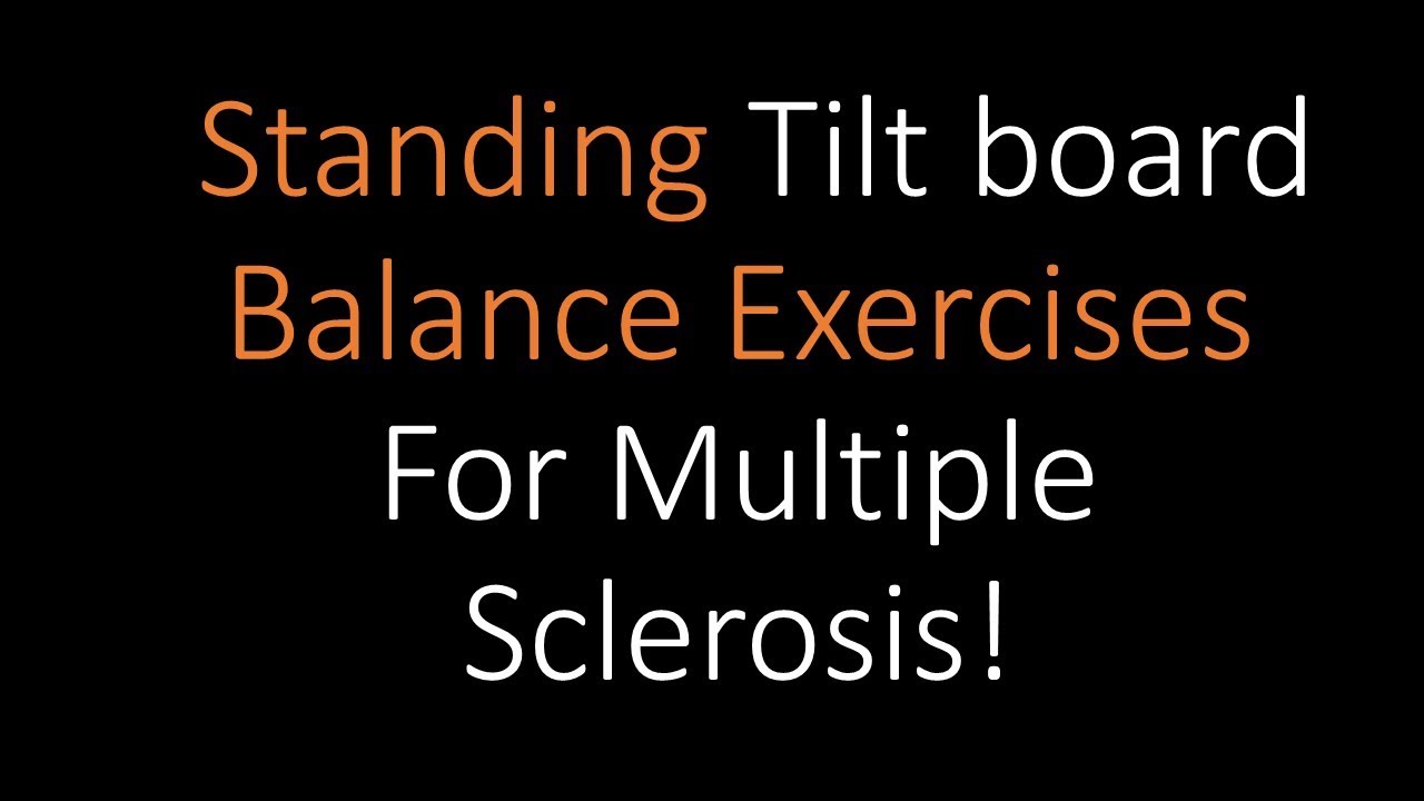 Tilt-board Balance Exercises - YouTube