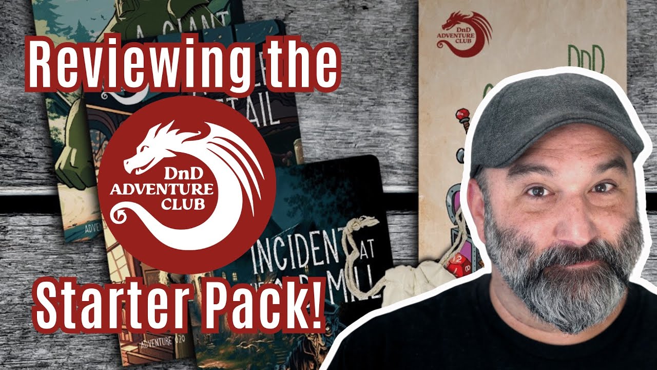 A Review of the DnD Adventure Club Starter Pack - YouTube