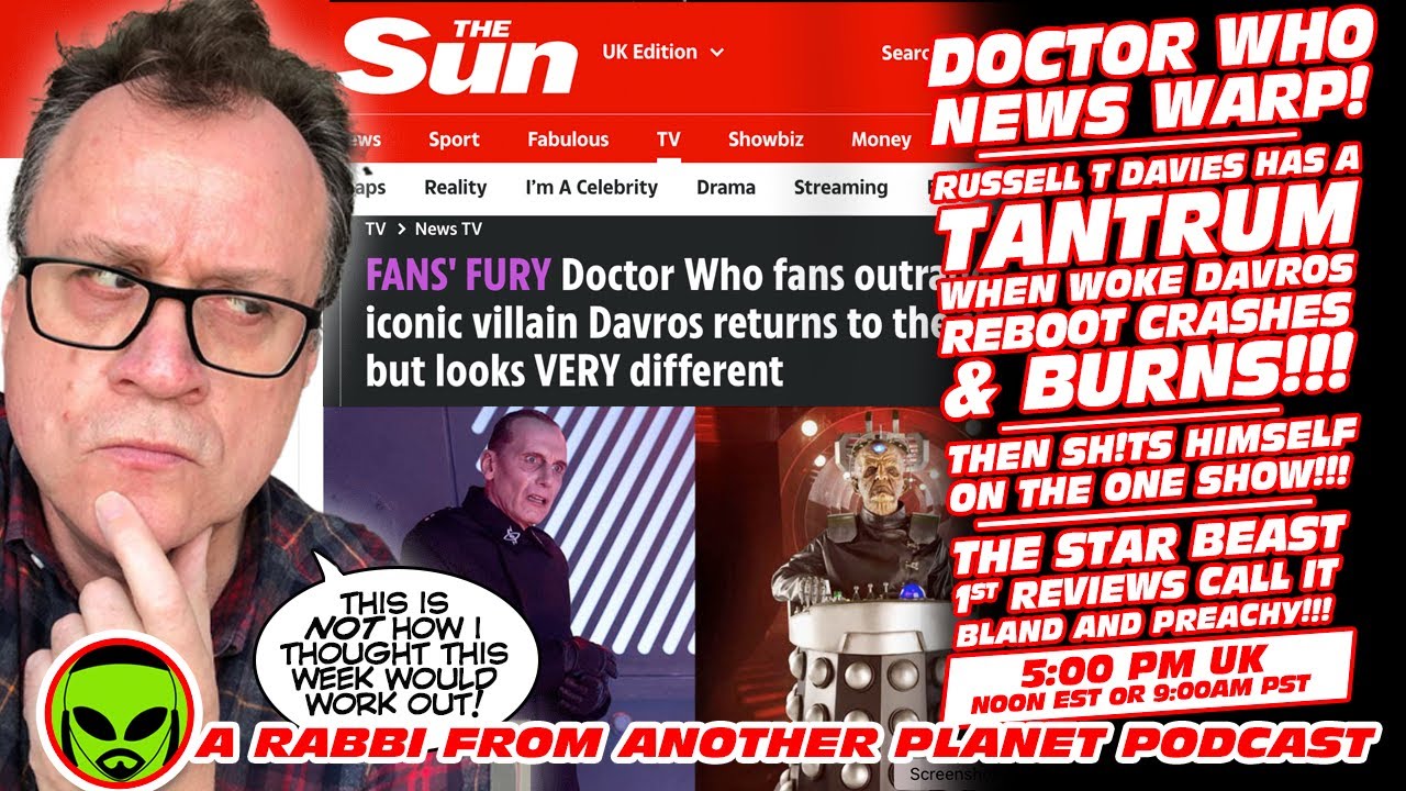 Doctor Who News Warp!!! Russell T Davies Has a Tantrum!!! The Star ...