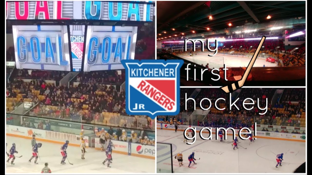 my first hockey game || kitchener rangers! - YouTube