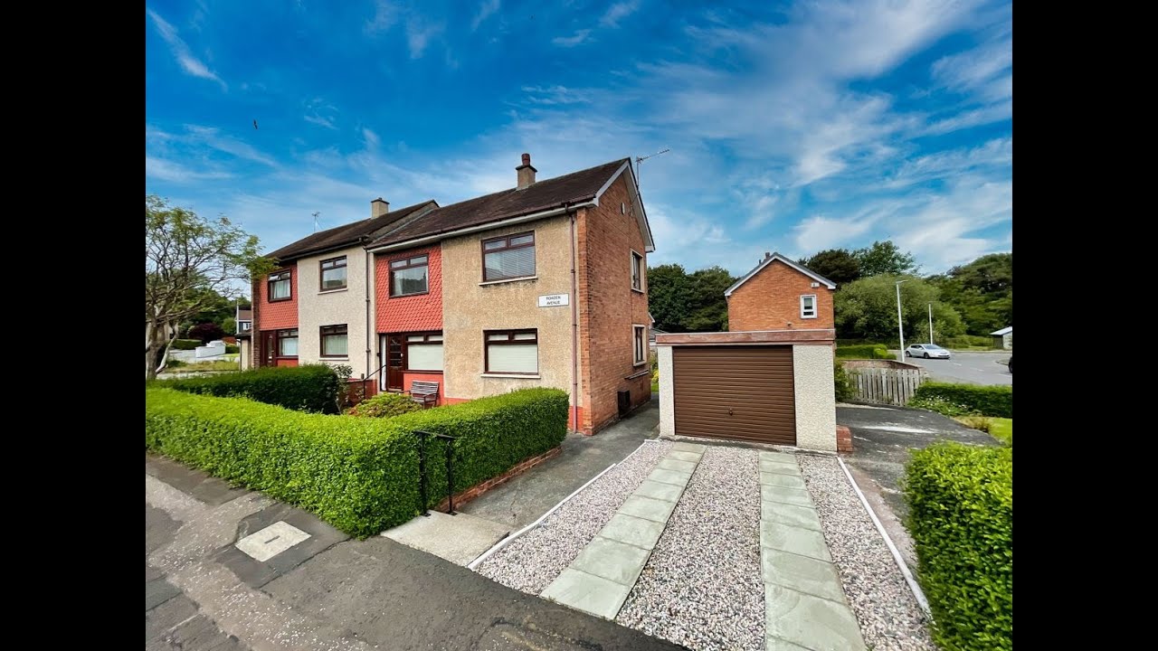 Paisley. Sought-After Semi-Detached Home Boasting Substantial Corner ...
