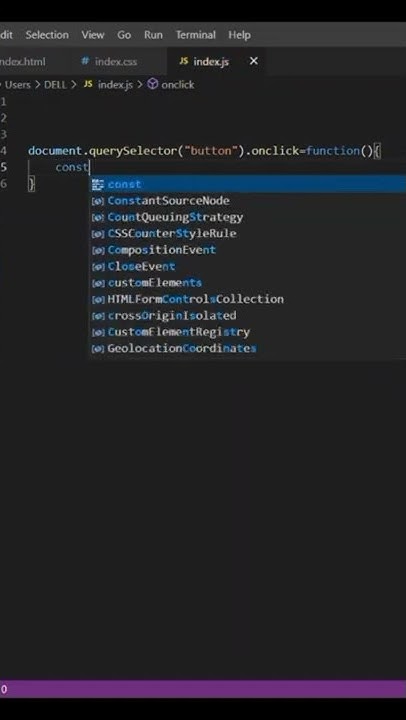 Dynamically adding name using javascript | frontend #shorts - YouTube