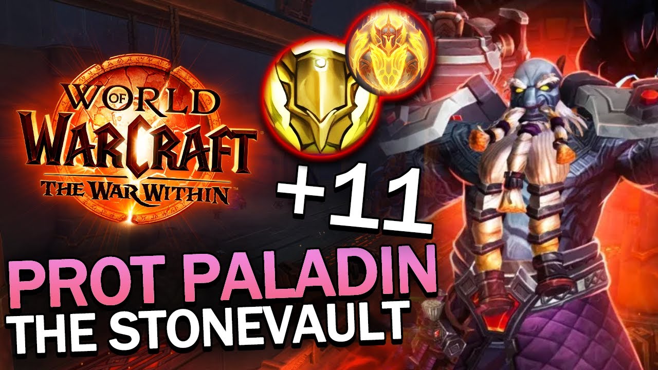 The Stonevault +11 - Lightsmith Prot Paladin - TWW BETA - YouTube