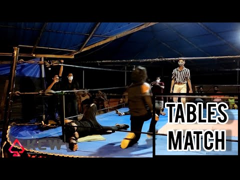 AB Hardy & Kaaliyan VS Mad Mouri & Steve Marcos|•2 out of 3•TABLES MATCH•||Wrestle Onam||KCW||•