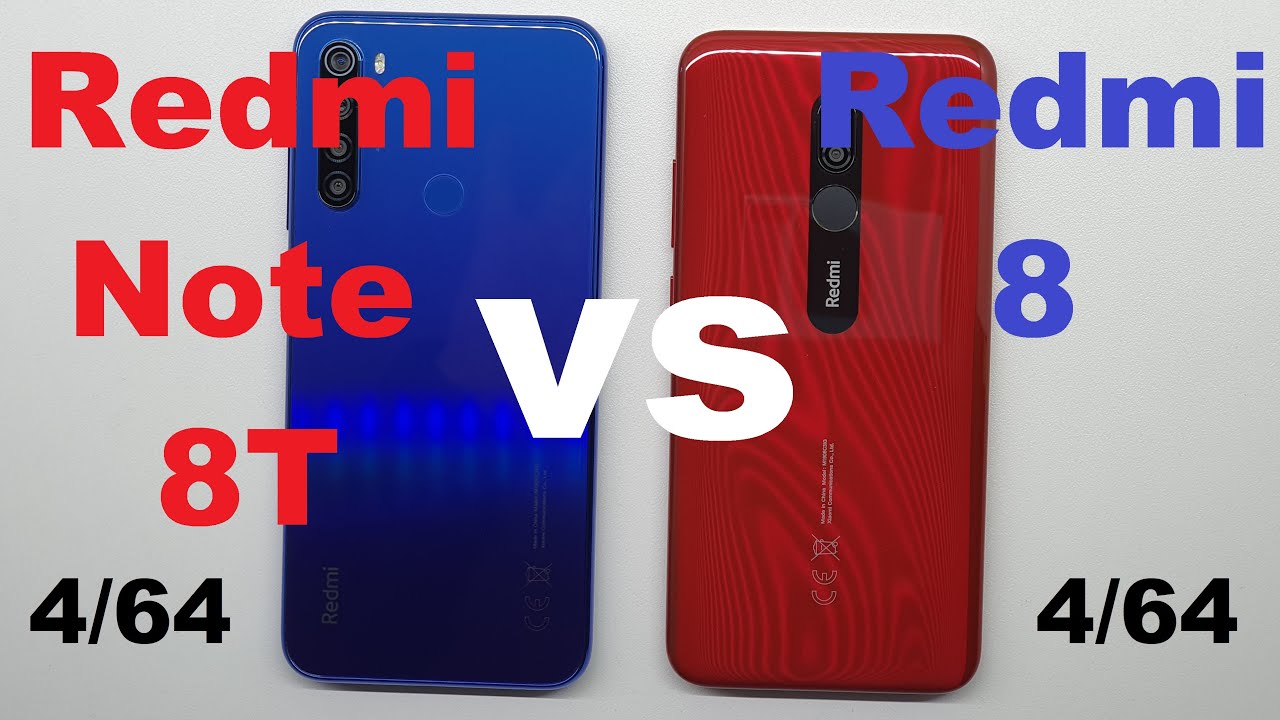 Redmi Note 8T vs Redmi 8 - SPEED TEST + multitasking - Which is faster ...