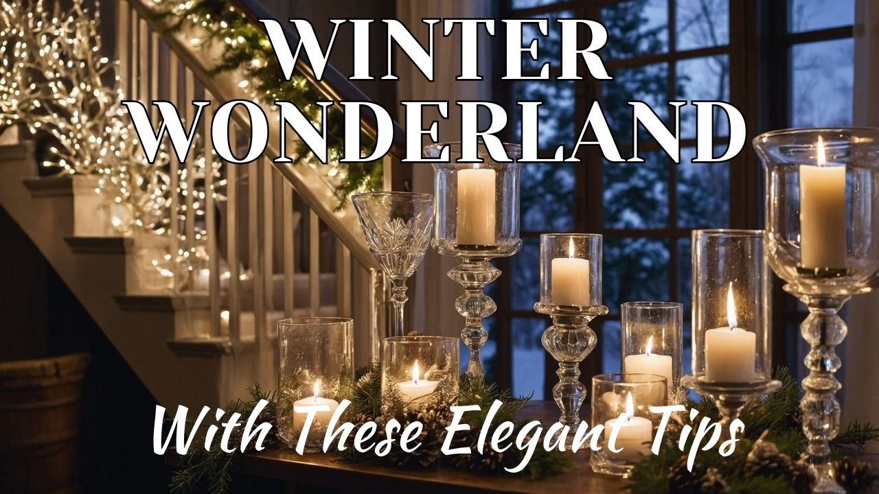 Create a Winter Wonderland at Home With These Elegant Tips - YouTube