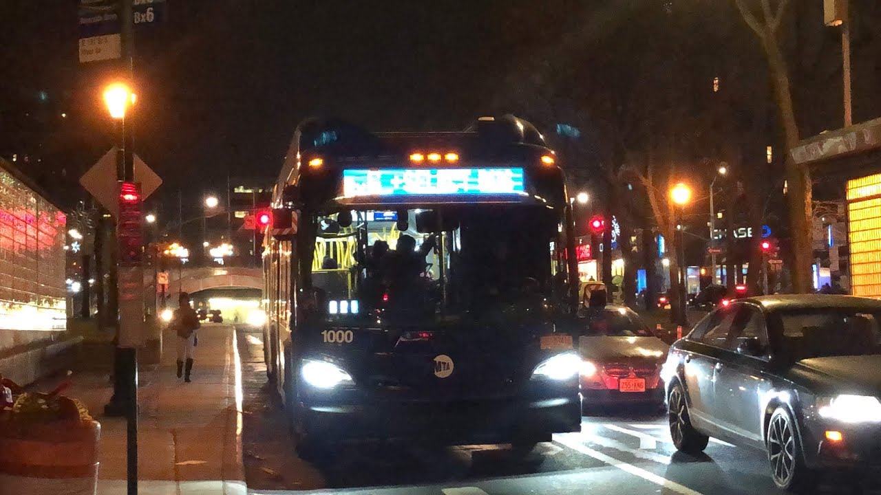 2018 New Flyer XN60 #1000 on the Bx6 Select Bus Service at 161st Street ...