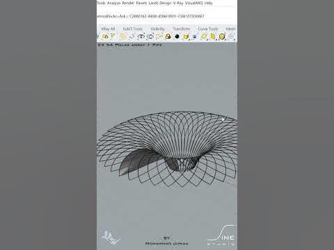 Rhino - EX 54 - Polar array + Pipe - YouTube