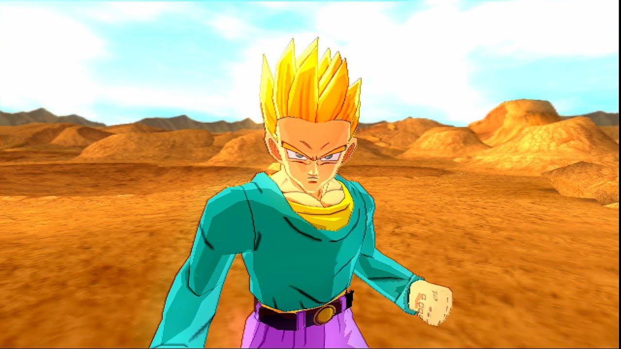 GOTEN (GT) VS KID TRUNKS | Dragon Ball Z: Budokai Tenkaichi 4 | PS2 ...