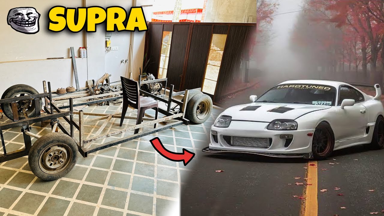 Turn a $200 Old Maruti 800 into Toyota Supra MK4 1000hp - YouTube