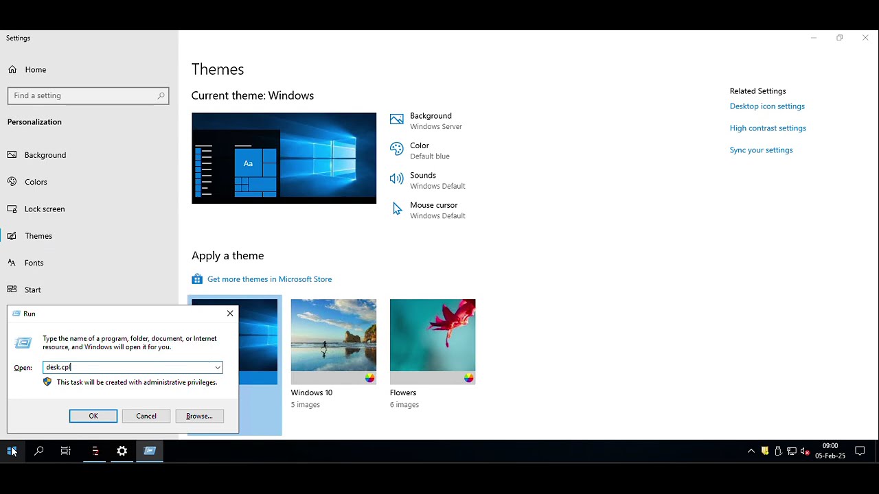 Fix desktop icons on Microsoft Windows Server - YouTube