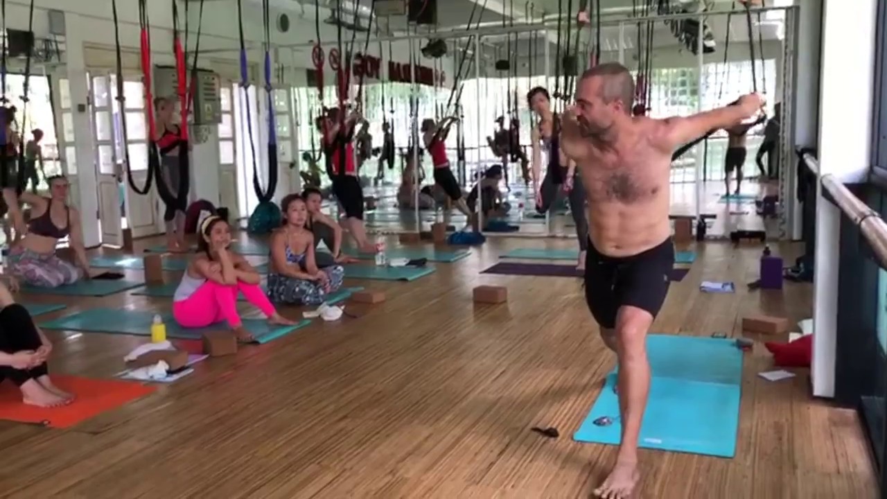 Ubud Yoga Centre - Fly High Yoga/Aerial - YouTube