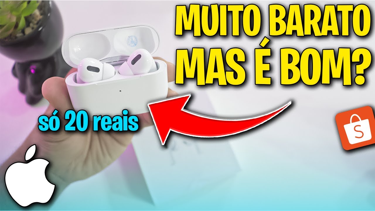 20 reais 😱 Fone Bluetooth INPODS 13! MUITO BARATO, MAS É BOM? Unboxing e review completo do 13 ...