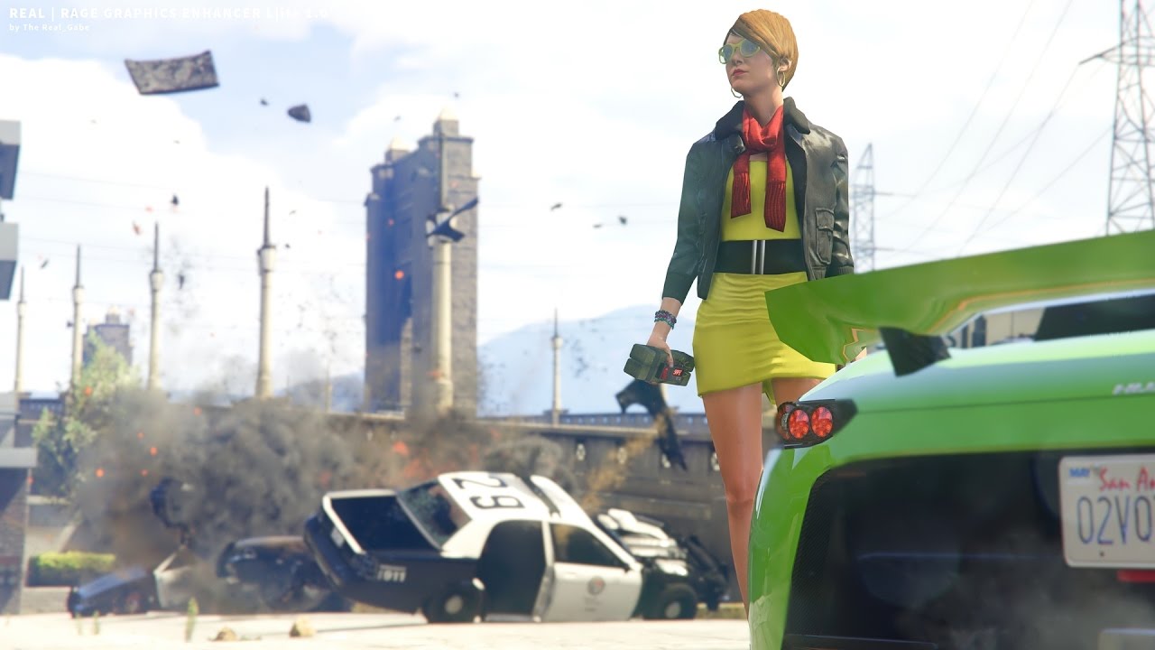 Real | RAGE Graphics Enhancer L|ite v1.0 vs. Vanilla - GTA 5 graphic mod showcase - YouTube