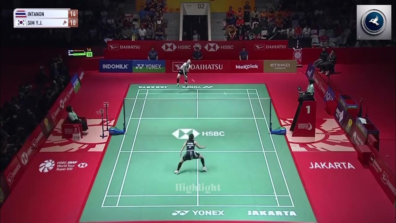 Highlight Indonesia Master 2025 Final|WS (THA) Ratchanak Intanon VS (KOR) Sim Yu Jin‼️amazing ...