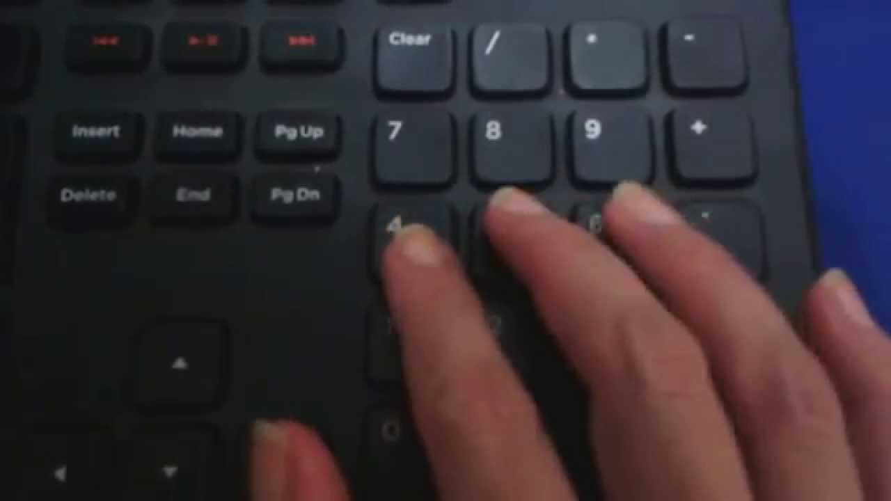 Digitação de teclado numérico aula 7 - YouTube