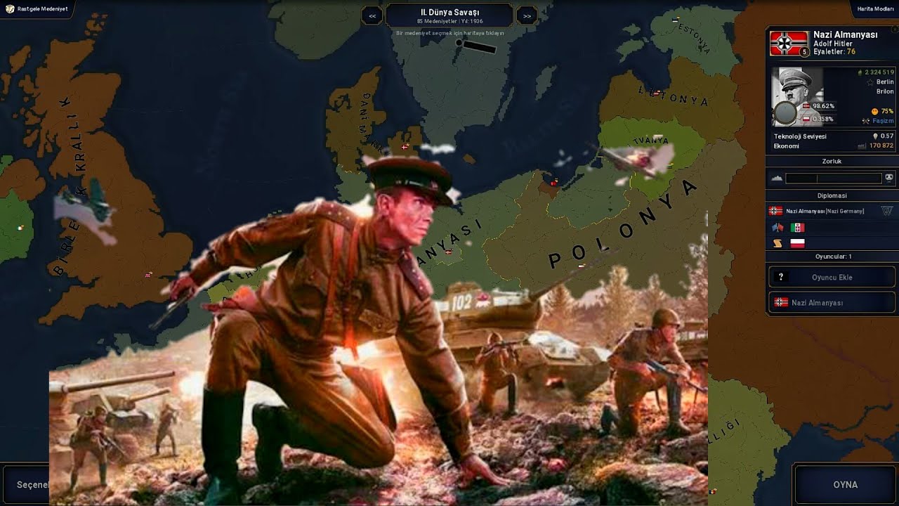 AGE OF CIVILIZATIONS II | NAZİ ALMANYASI #1 - YouTube