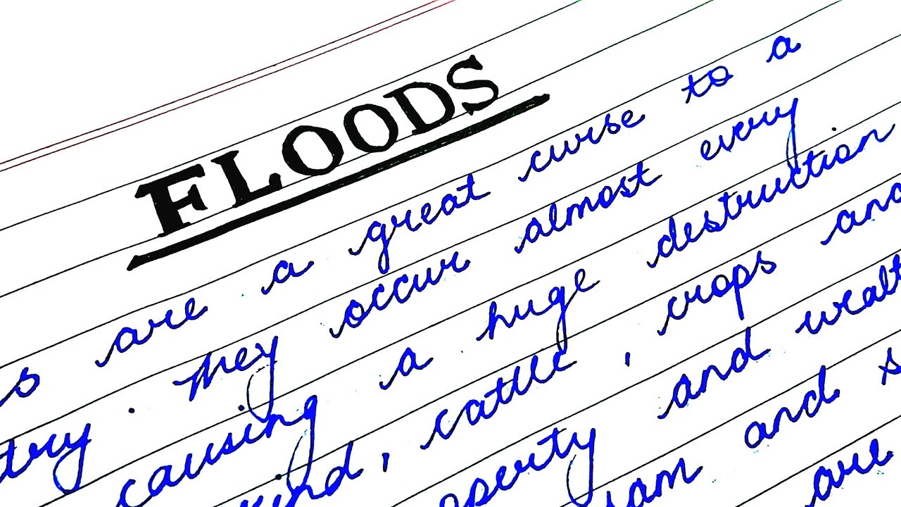 Essay on flood in english / flood par nibandh in english / write an ...