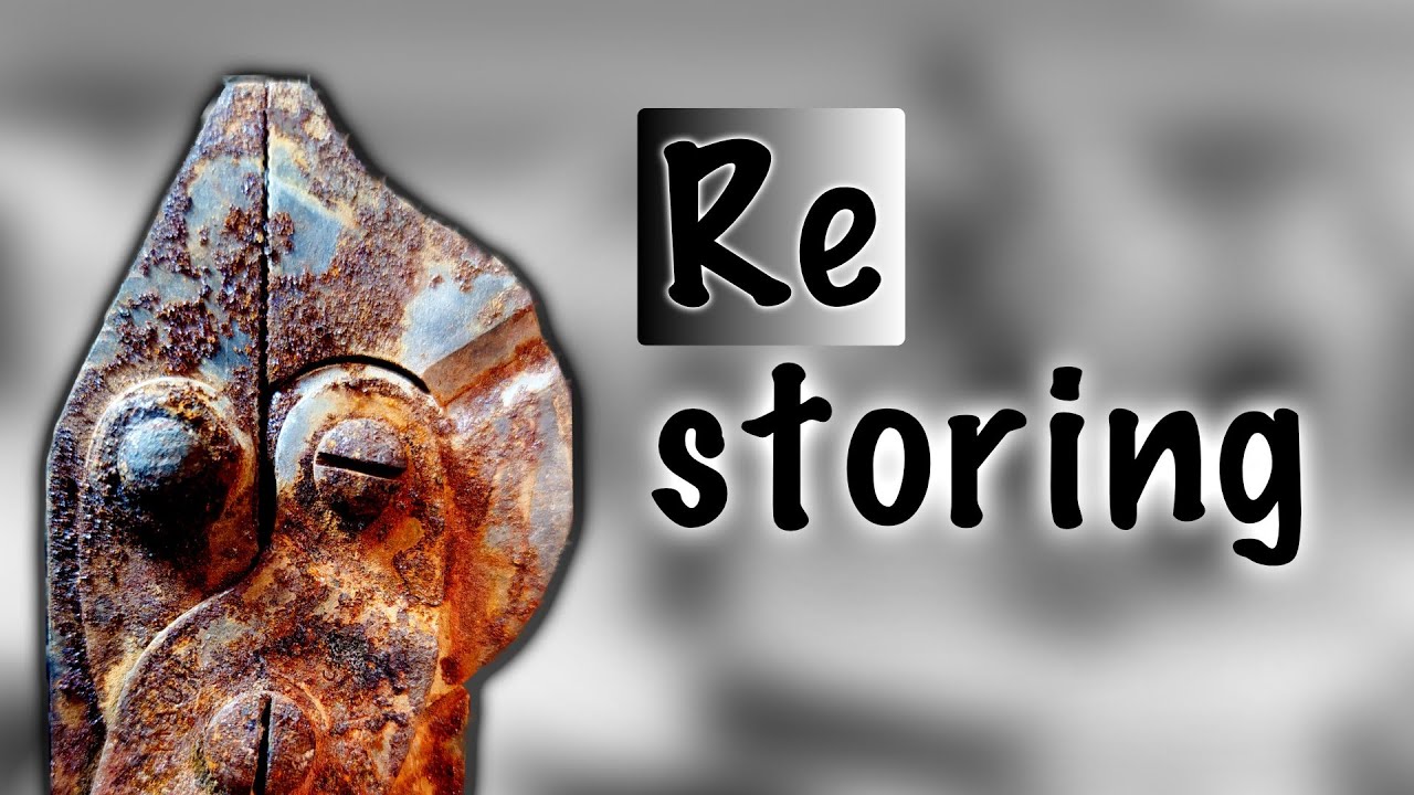 episode 1.Antique tools-wire and cable cutter -1940- Restoration. - YouTube