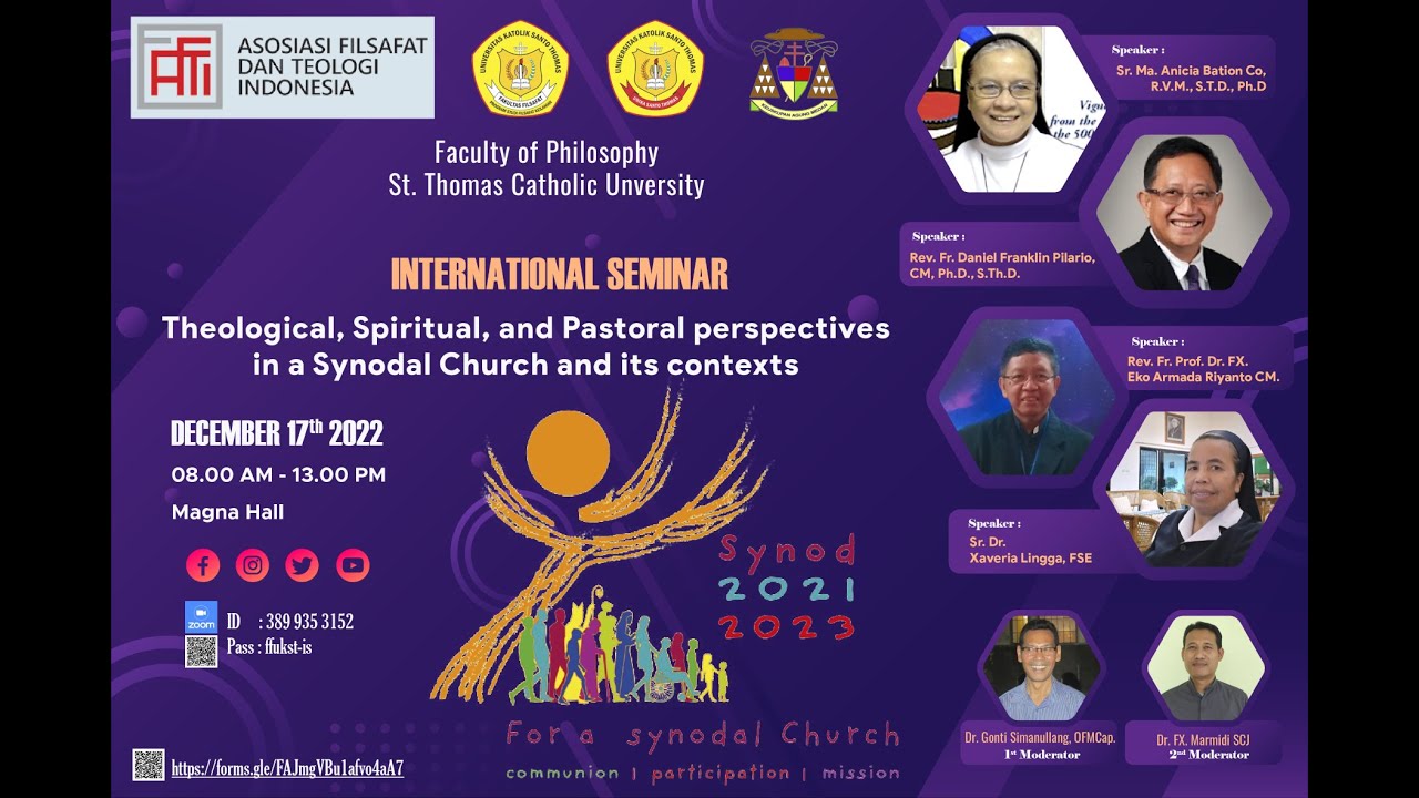 Theological, Spiritual and Pastoral Perspectives of A Synodal Church ...