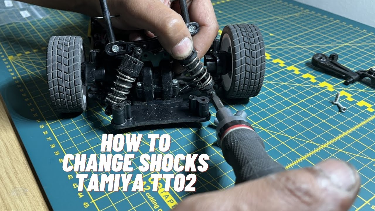 How to upgrade shocks on a Tamiya TT02 tutorial - YouTube