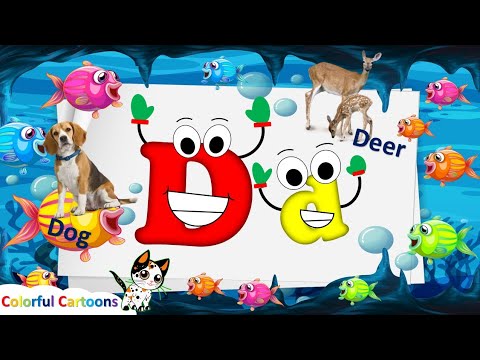 Day 4 | D | Letter D | All about letter D | D for dog 🐶 | Abcd for kids ...