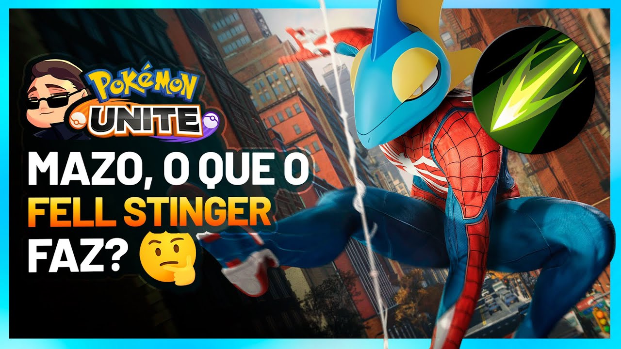 "Mazo, Como Usar o Fell Stinger?" ASSIM! Pokemon Unite Inteleon ...