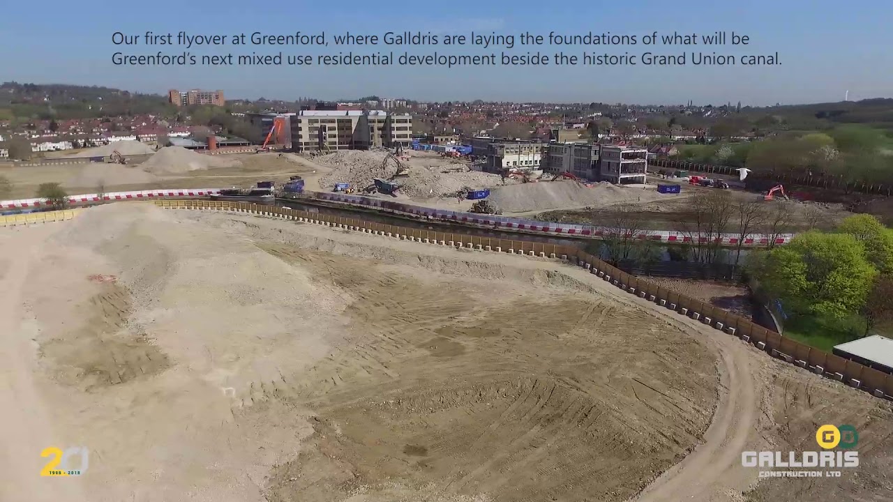 Galldris Construction Greenford Flyover - YouTube
